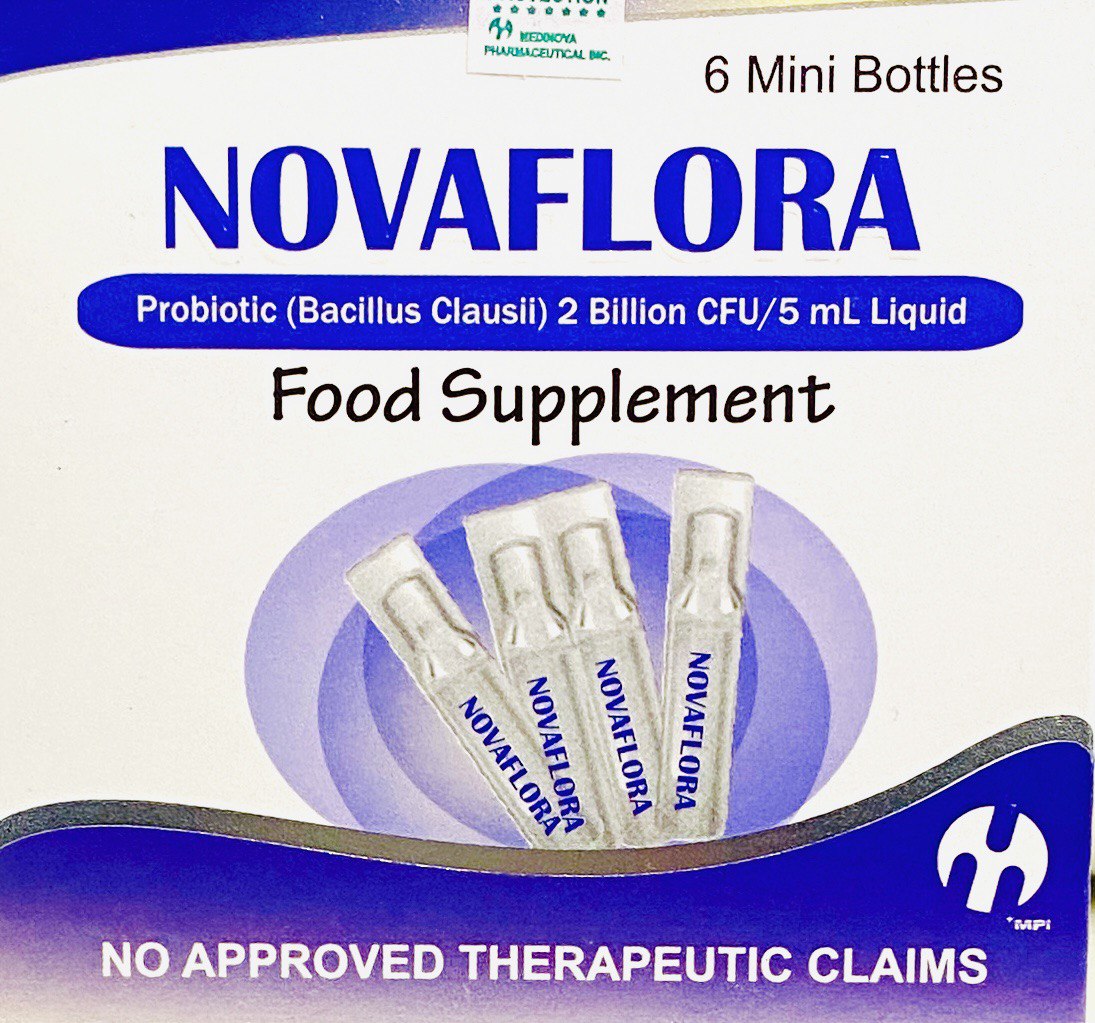 NOVAFLORA Probiotic (Bacillus Clausii) 2Billion CFU / 5mL Liquid 5mL 1 ...